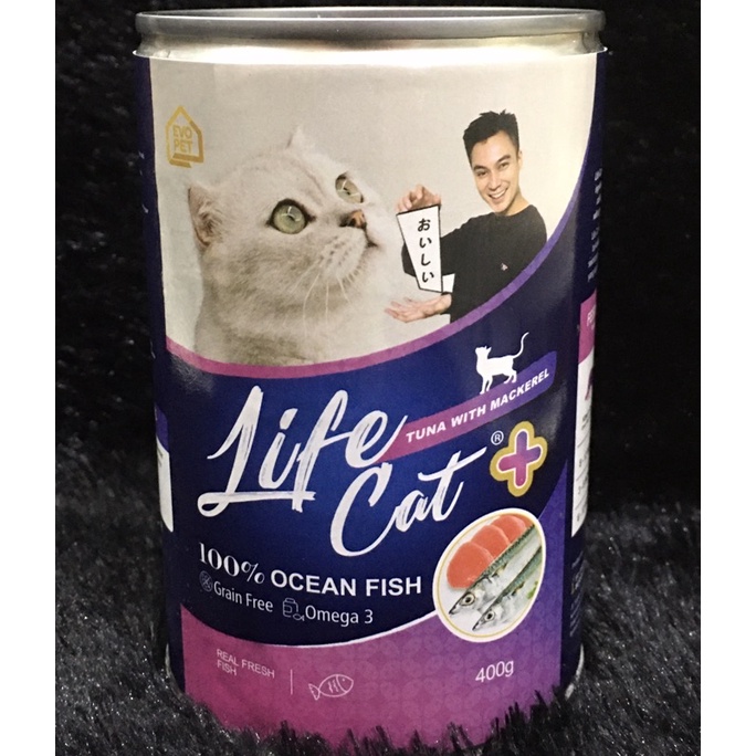 Jual LIFE CAT + PLUS 400g Makanan Basah Kucing Kaleng | Shopee Indonesia