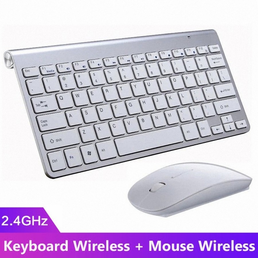 Jual w202 Paket Keyboard Wireless + Mouse Wireless Silent Desain ...