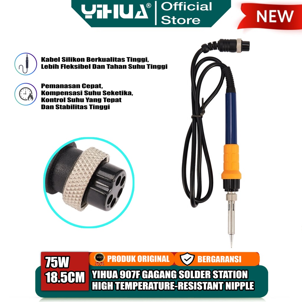 Jual Yihua 907F Gagang Solder Station 5 Core Pin 60W Elemen Import ...