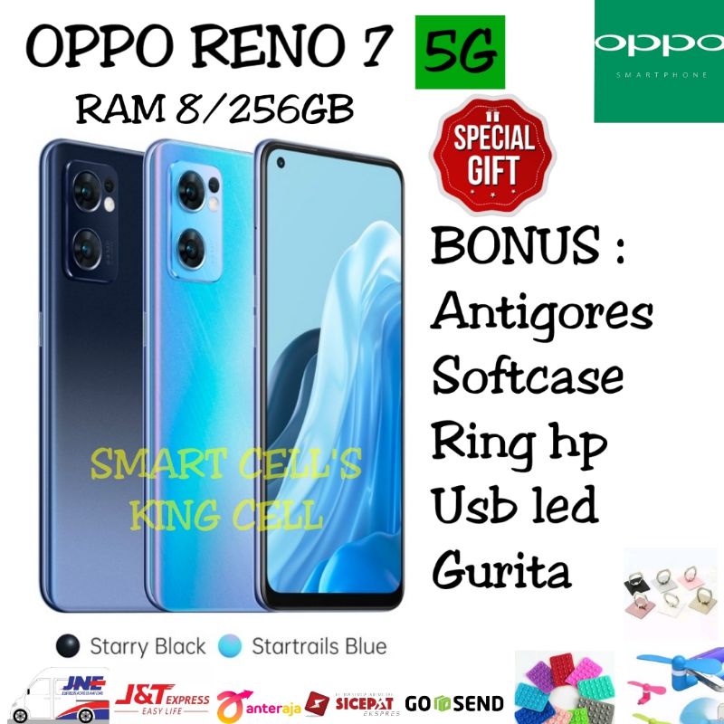 Jual OPPO RENO 7 5G RAM 8/256GB GARANSI RESMI OPPO INDONESIA | Shopee ...