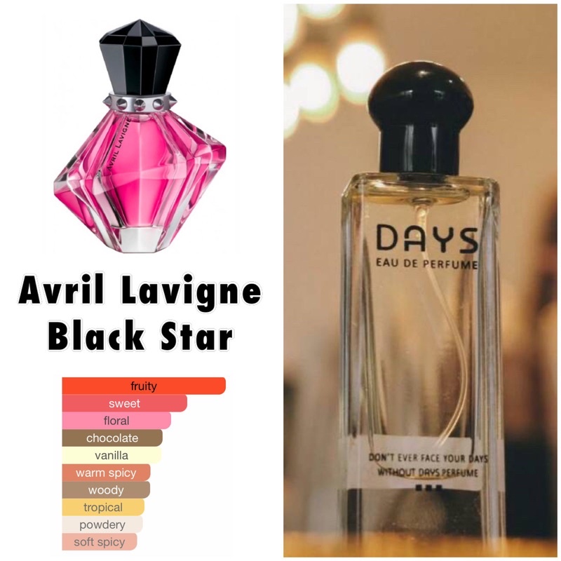 Jual DAYS PARFUM INSPIRED BY AVRIL LAVIGNE BLACK STAR | Shopee Indonesia