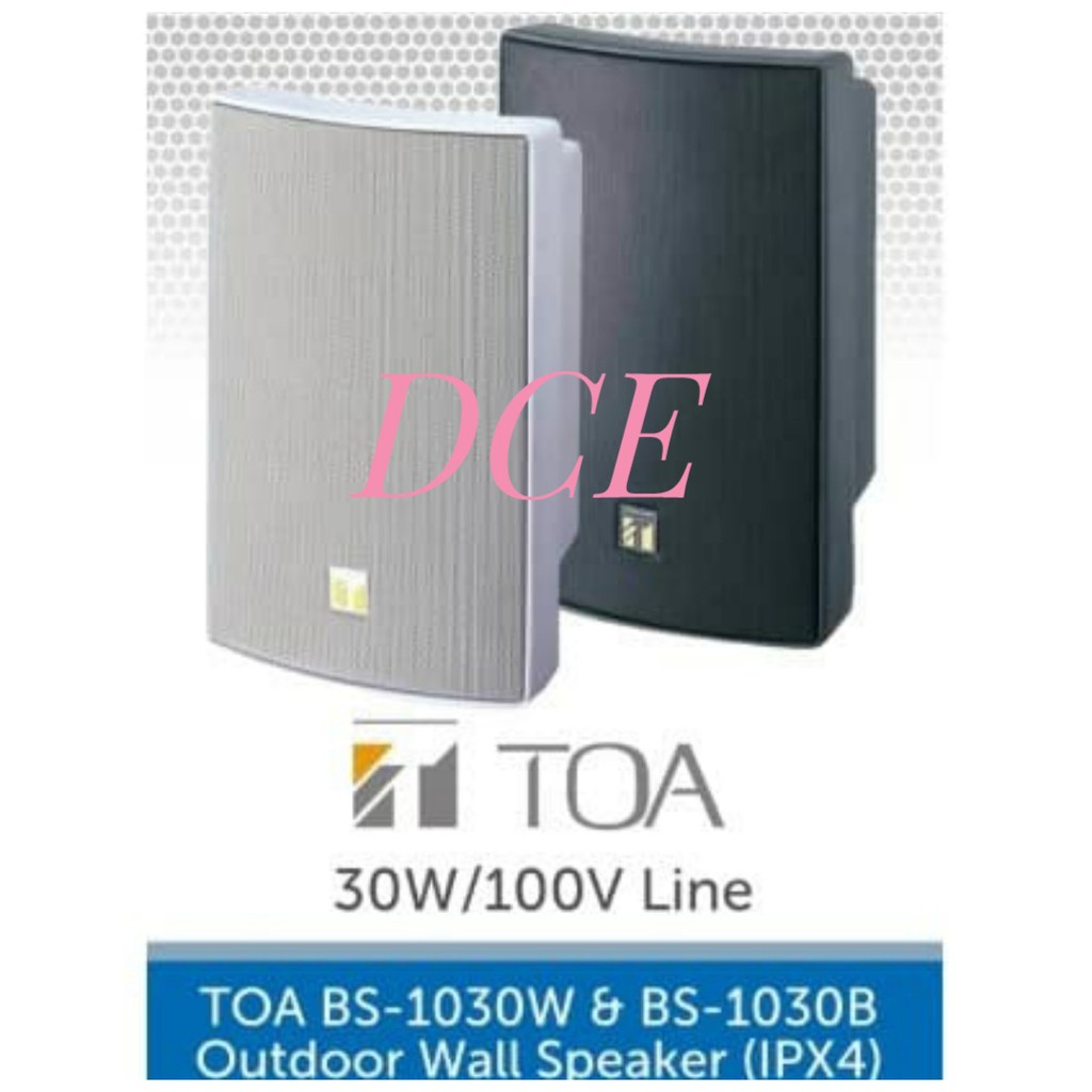 Jual Wall Speaker TOA ZS 1030 B/W Original | Shopee Indonesia
