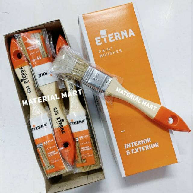 Jual Kuas Cat Eterna 633 1" ORI | Kuas Eterna 1 Inch | Kuas Tembok 2 ...