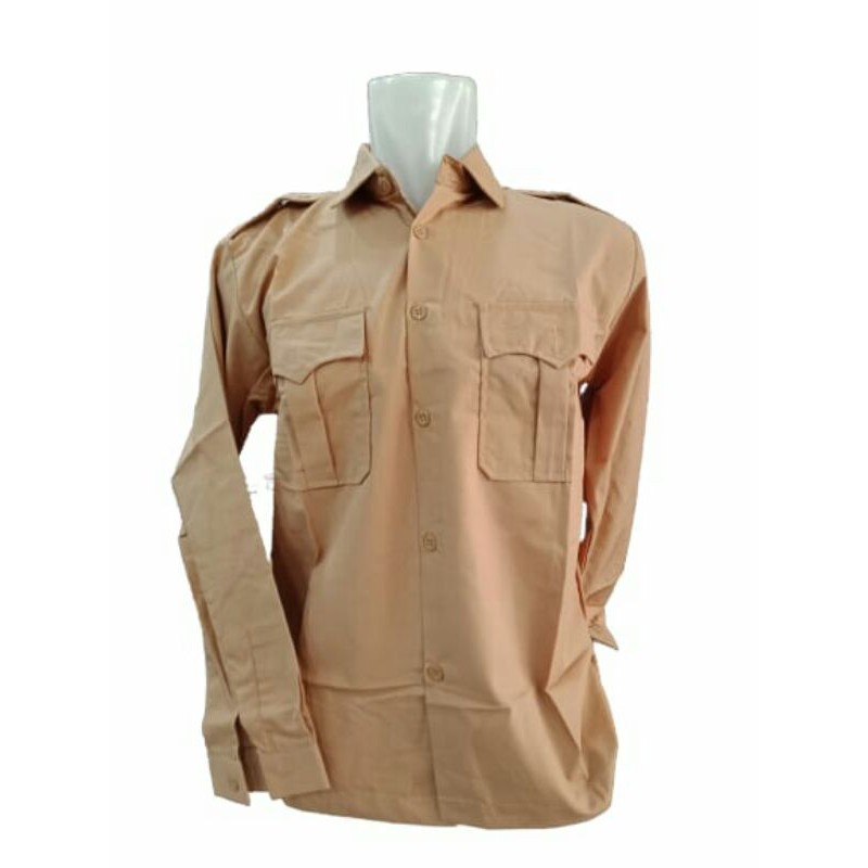 Jual Baju pramuka penggalang lengan panjang seragam sekolah Sd,smp,sma | Shopee Indonesia