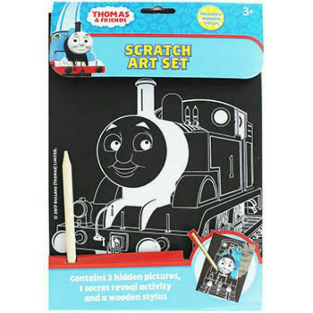Jual Thomas & friends scratch art set children activity book buku anak ...
