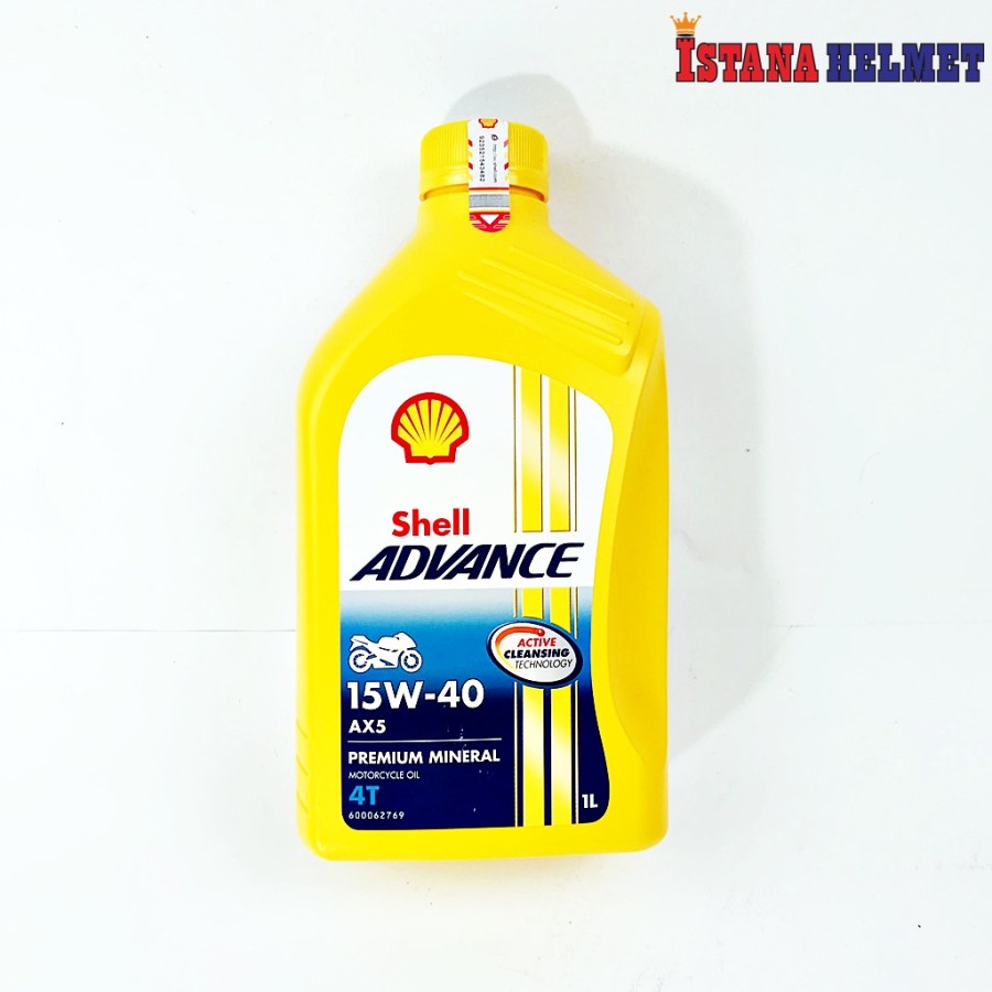 Jual OLI SHELL ADVANCE SPORT AX5 15W-40 1 LITER ORIGINAL SHELL | Shopee ...