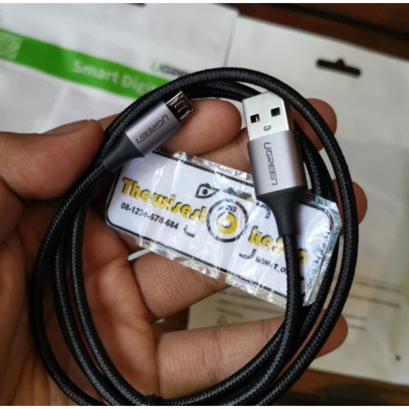 Jual 60142 Ugreen Kabel Data / Charger Fast Charging 3A Micro USB to USB Panjang 1m | Shopee ...