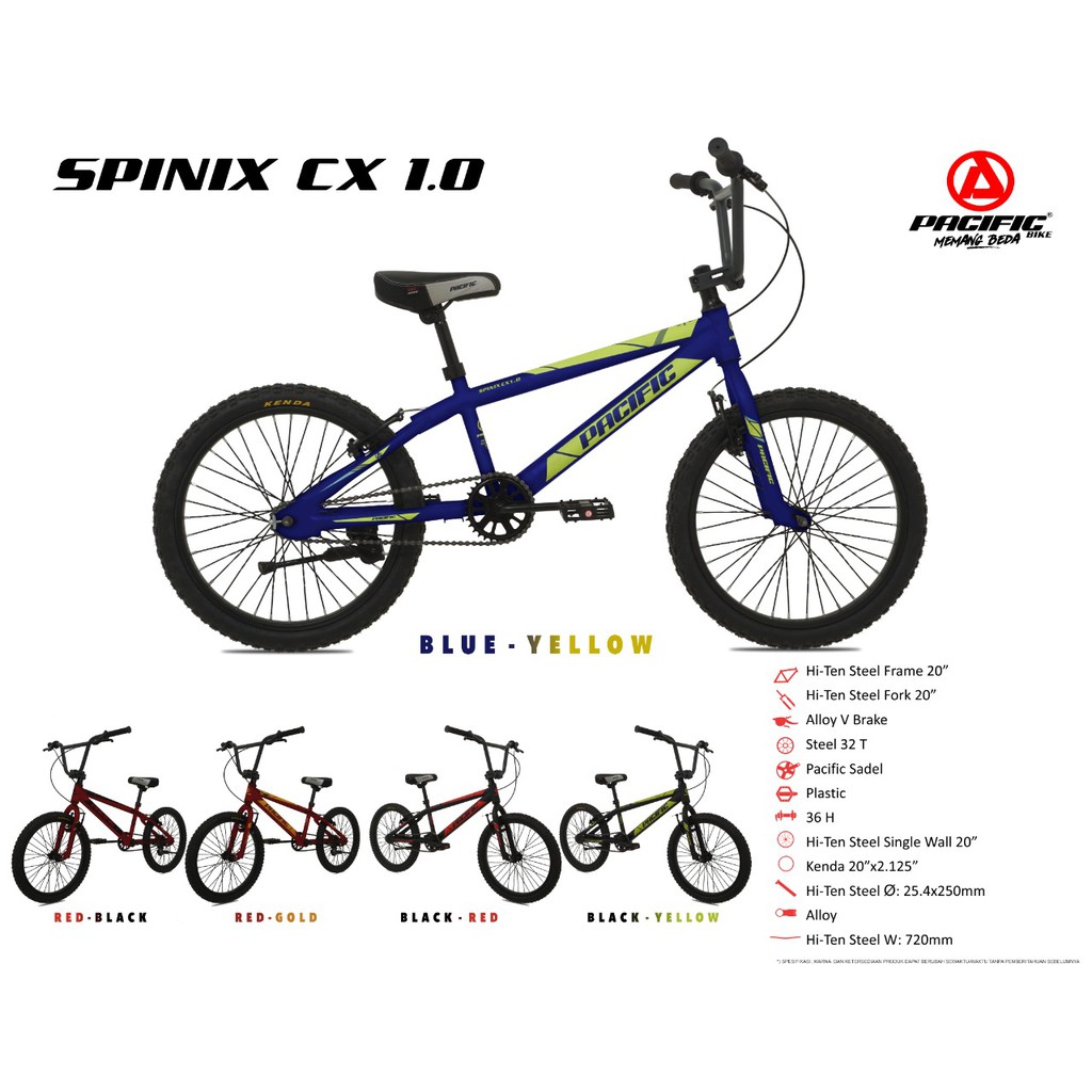 Jual Sepeda BMX 20" inch Pacific Spinix CX 1.0 | Shopee Indonesia