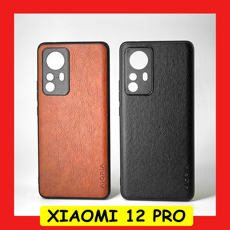 Jual Xiaomi 12 Pro - Leather Texture Hybrid Soft Case Casing Cover ...