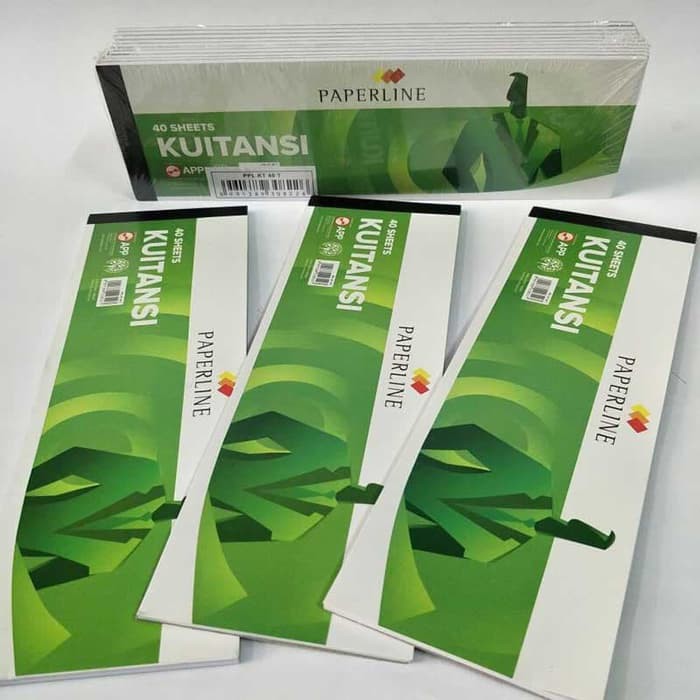 Jual Buku Kwitansi Tanggung PAPERLINE/Buku Kuitansi PPL/Kwitansi Sedang | Shopee Indonesia