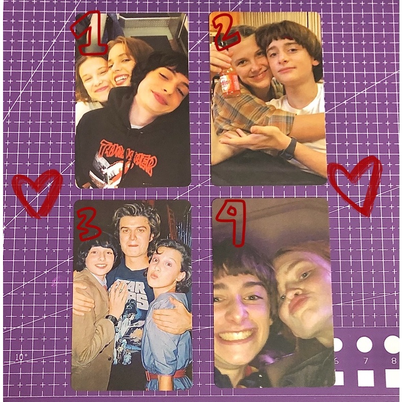 Jual STRANGER THINGS PHOTOCARD FANMADE binder filler wishlist missing ...