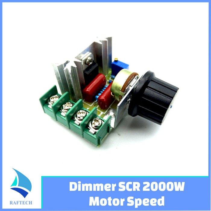Jual Dimmer SCR 2000W Motor Speed Controller 220V 16A AC PWM Regulator | Shopee Indonesia