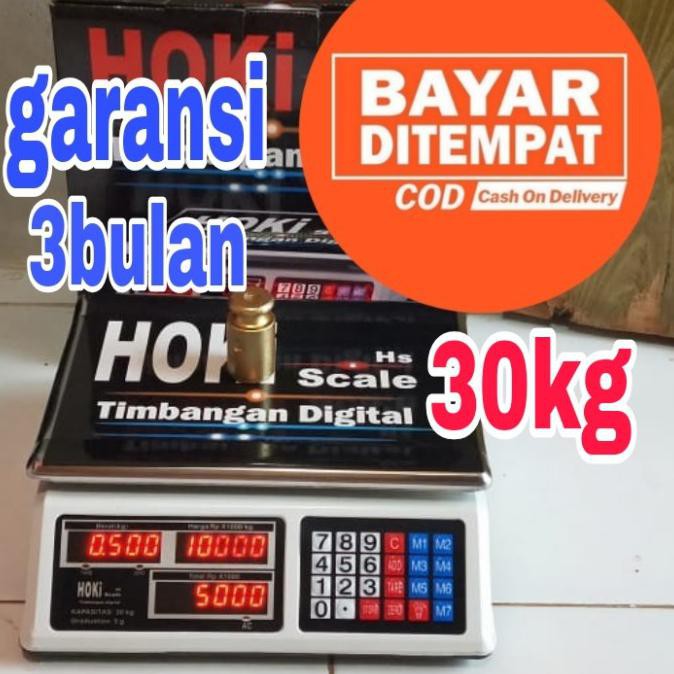 Jual timbangan digital daijin 30kg.laundry,sayur,buah,sembako,dll | Shopee Indonesia