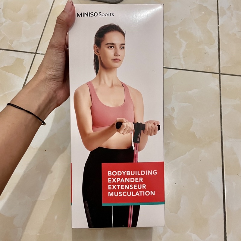 Jual Bodybuilding Chest Expander Sit up Miniso Sports Alat Gym Fitness ...