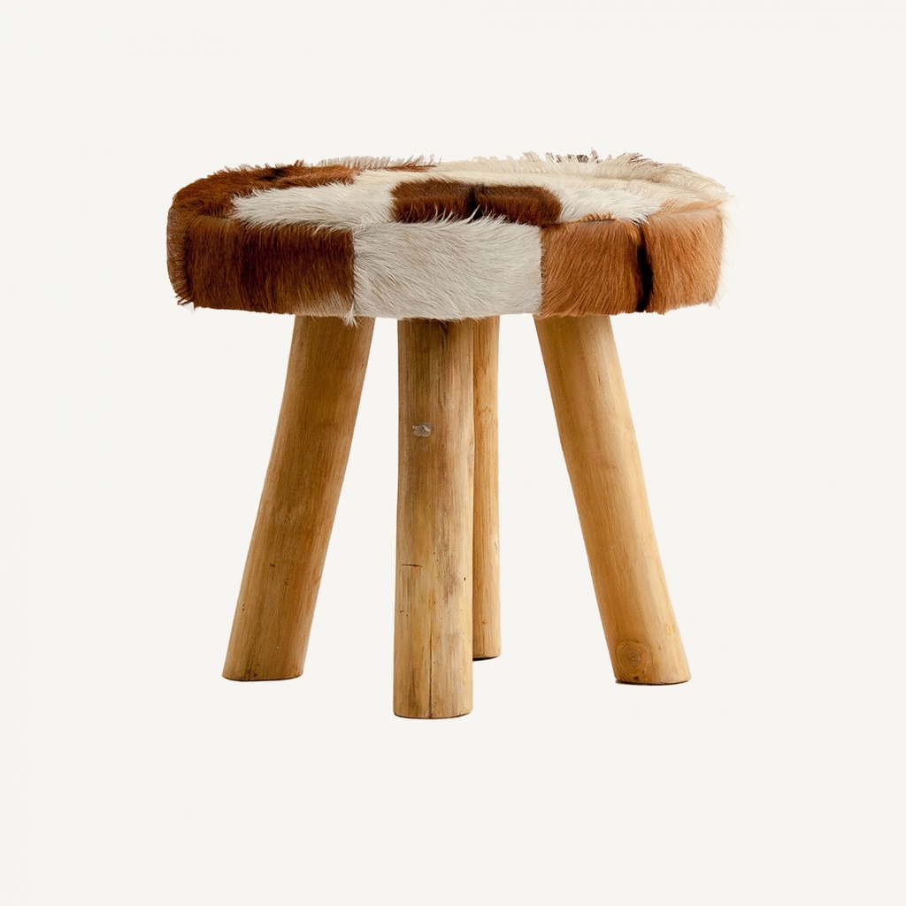 Jual STOOL CHAIR DALLAS 100% KULIT KAMBING / STOOL / STOOL BULAT ...