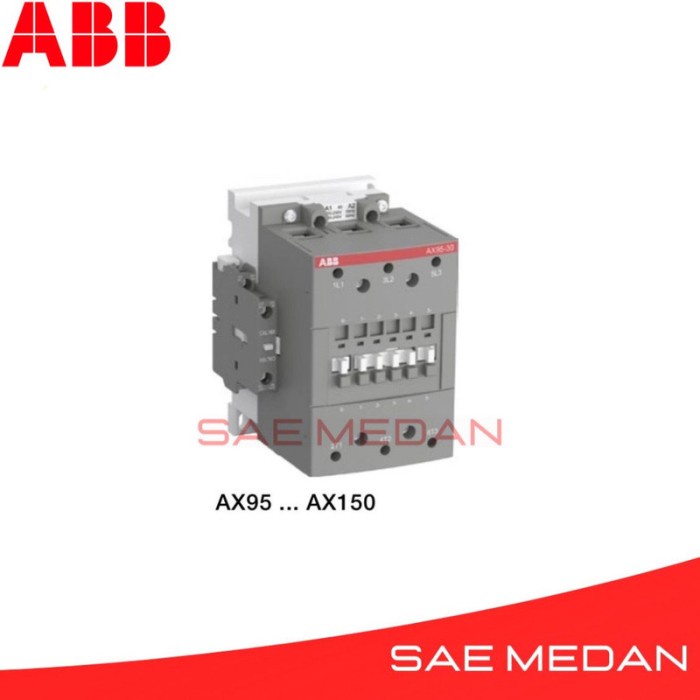 Jual ABB Contactor AX115-30-11 / Kontaktor AX115-30-11 220VAC | Shopee Indonesia