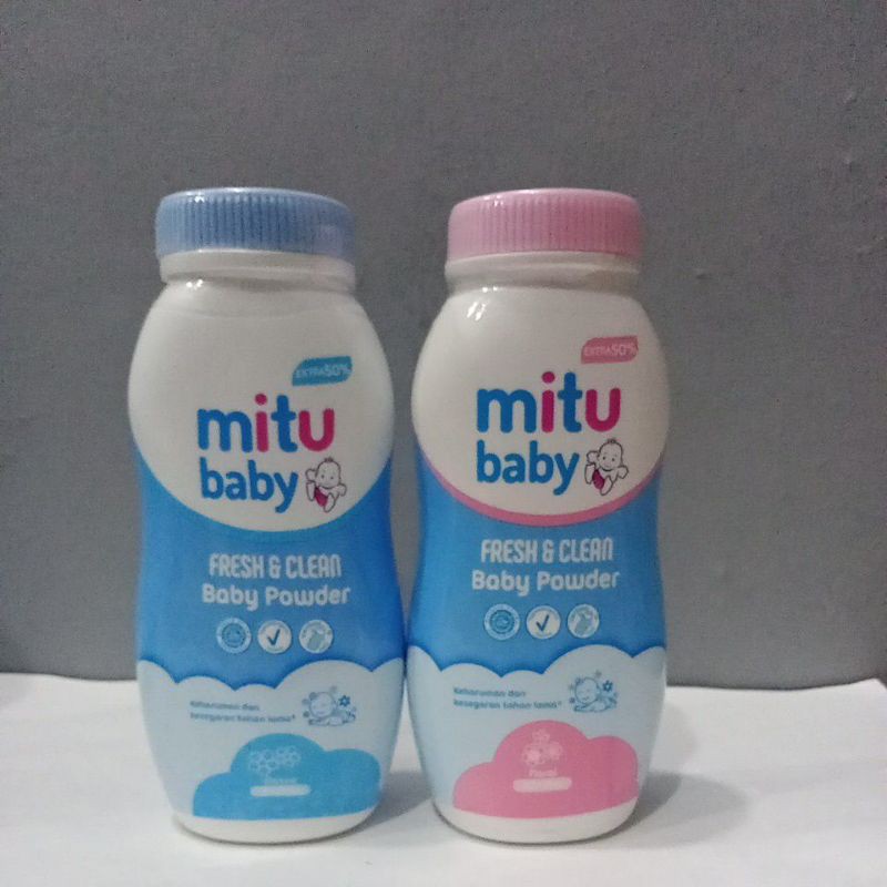 Jual Mitu Baby Fresh & Clean Baby Powder 50 gr | Shopee Indonesia
