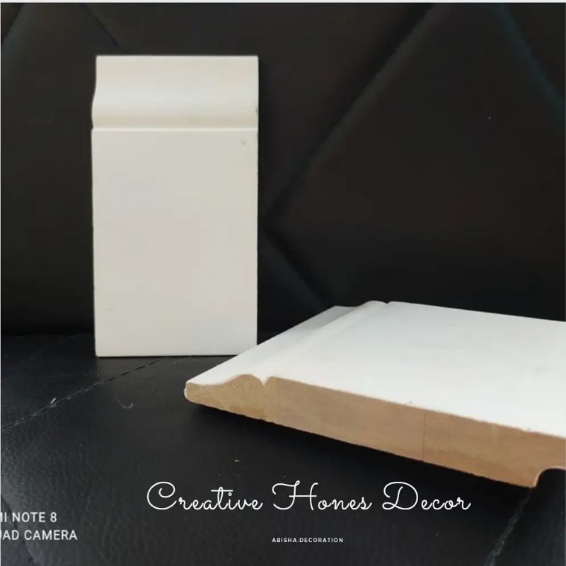 Jual PLINT LANTAI 12cm WALL MOULDING FRAME BINGKAI KAYU LIST LANTAI ...