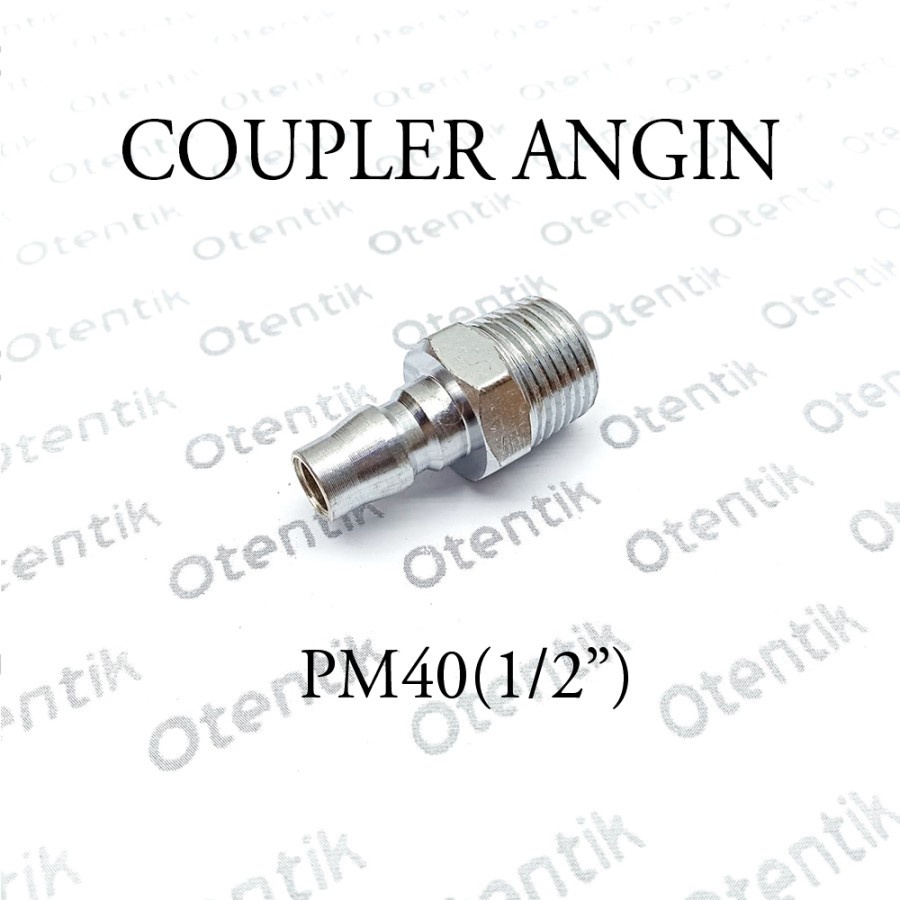 Jual COUPLER PM 40 DRAT LUAR - Kopler PM40 - SAMBUNGAN SELANG KOMPRESOR - MALE COMPRESSOR P40 ...