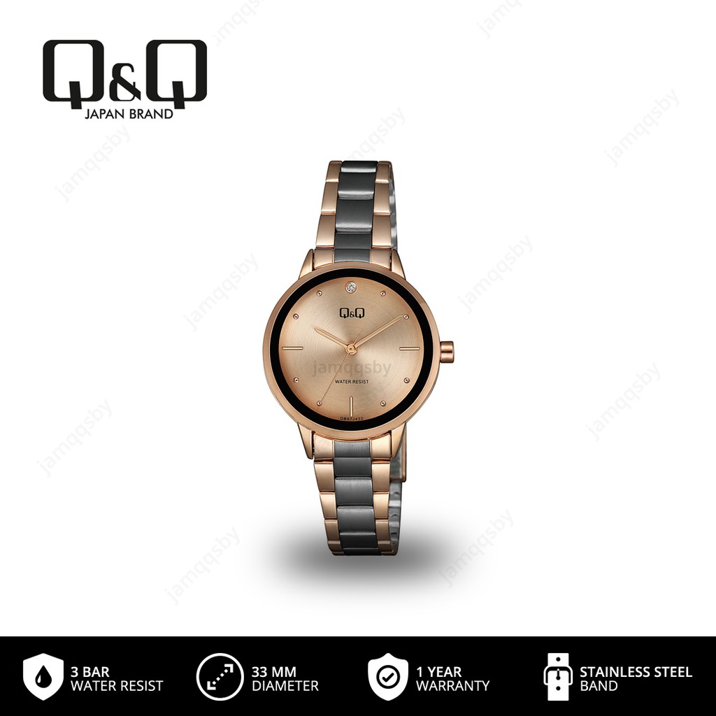 Jual Q&Q QnQ QQ Original Jam Tangan Wanita Rantai Analog - QB97 QB97J ...