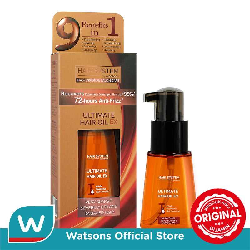 Jual Watsons Hair System Ultimate Hair Oil 70ml | Shopee Indonesia