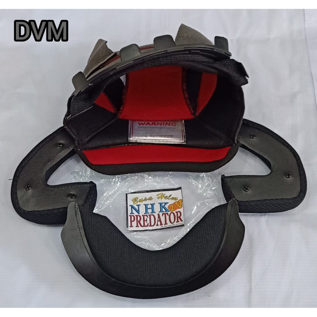 Jual BUSA HELM NHK PREDATOR DOBEL VISOR FULL SET | Shopee Indonesia