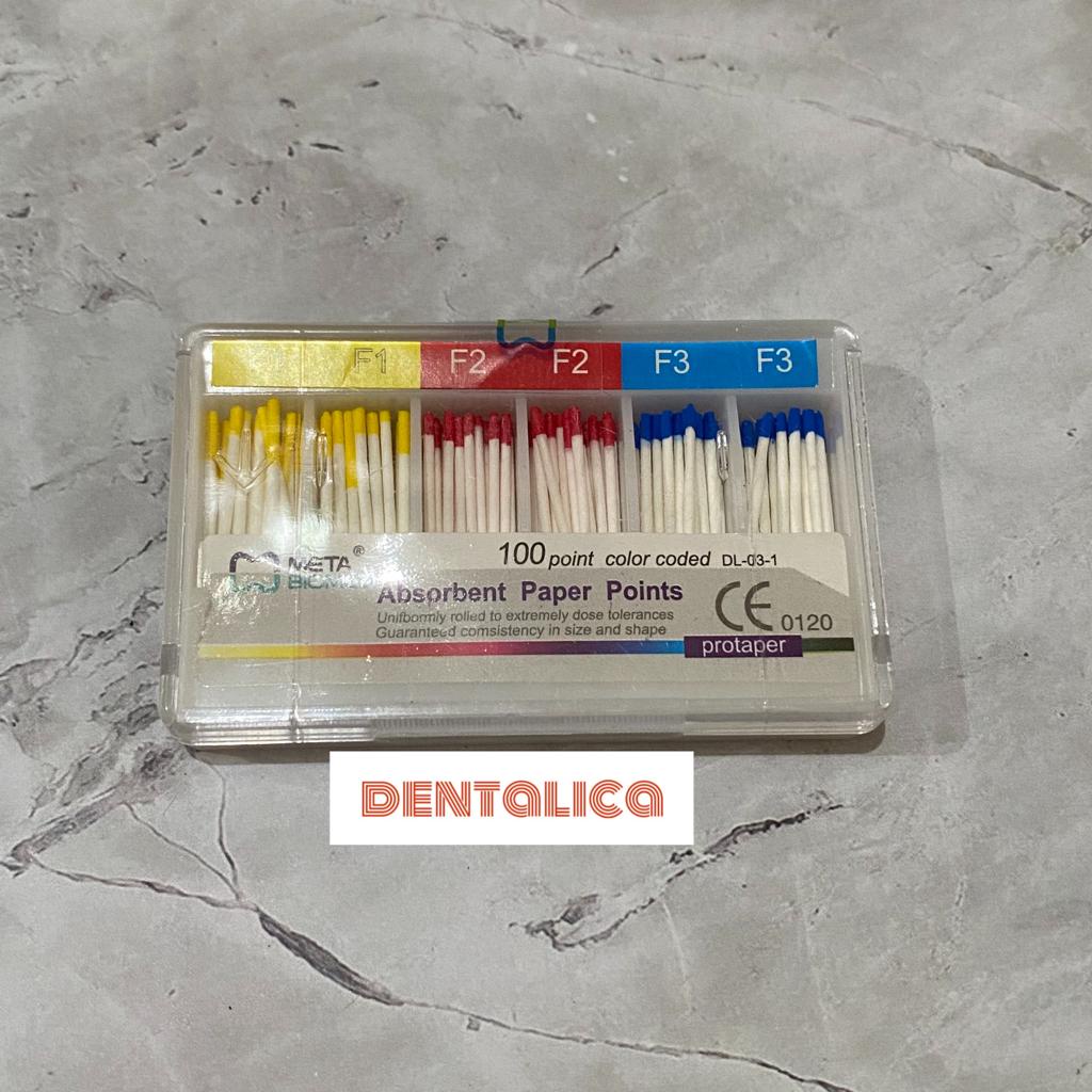Jual Dental Paper point F1 / F2 / F3 / F1-F3 / paper point protaper ...