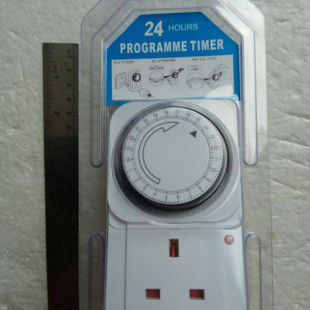 Jual Stop Kontak Timer 24 Jam - Special Steker 3 pin | Shopee Indonesia