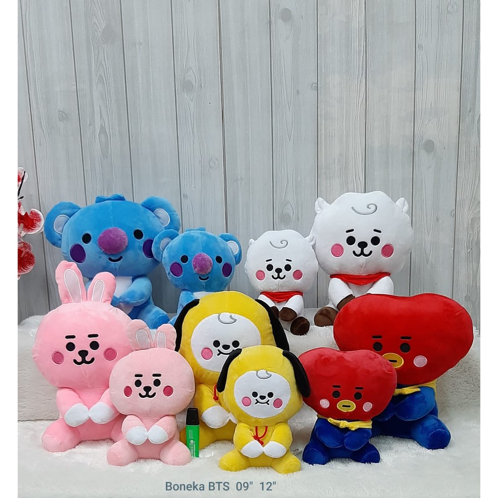 Jual Boneka Bts K pop Korea 32cm/boneka BT21 chimmy tata koya cooky RJ ...