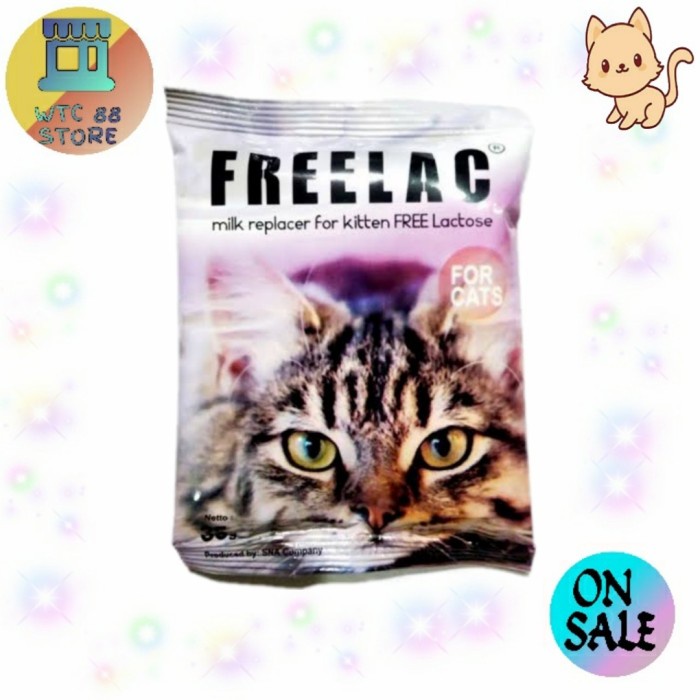 Jual Hewan-Susu- Susu Kucing Freelac Milk Replacer For Kitten Bebas ...