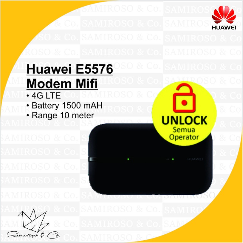 Jual Huawei E5576 Modem Mifi 4G LTE Unlock Garansi Resmi | Shopee Indonesia
