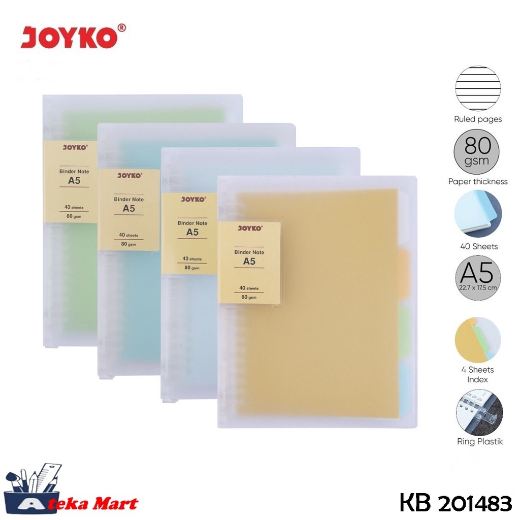 Jual JOYKO BINDER NOTE A5-TP-P519 | Shopee Indonesia