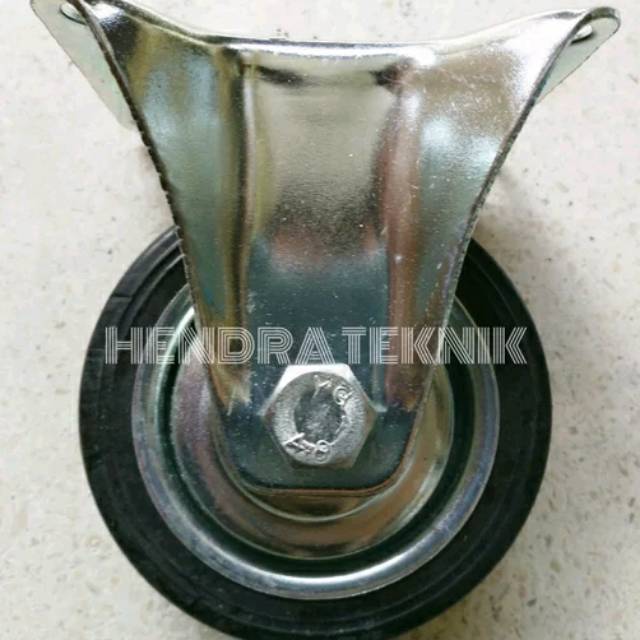 Jual RODA KARET HITAM MATI 6" RODA ETALASE 6 INCI RODA RIDGIT 6 INCH ...