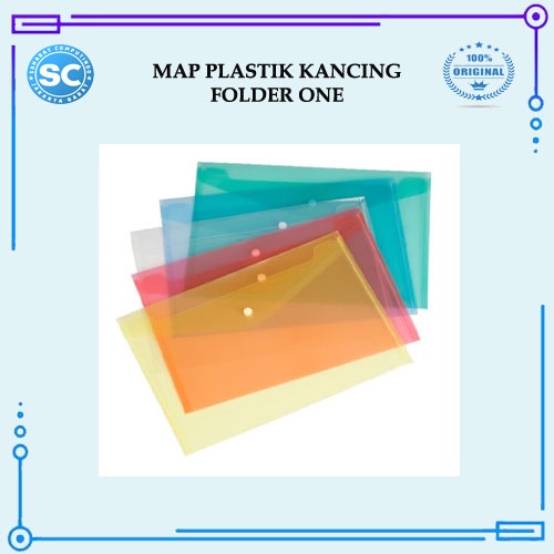 Jual Map Plastik Kancing Folder One | Shopee Indonesia