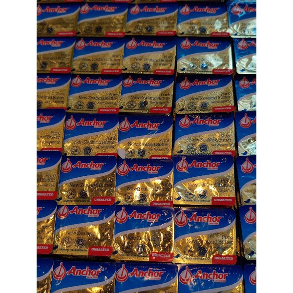 Jual Butter Anchor Minidish Unsalted 7g - per 9pcs | Grab only ...