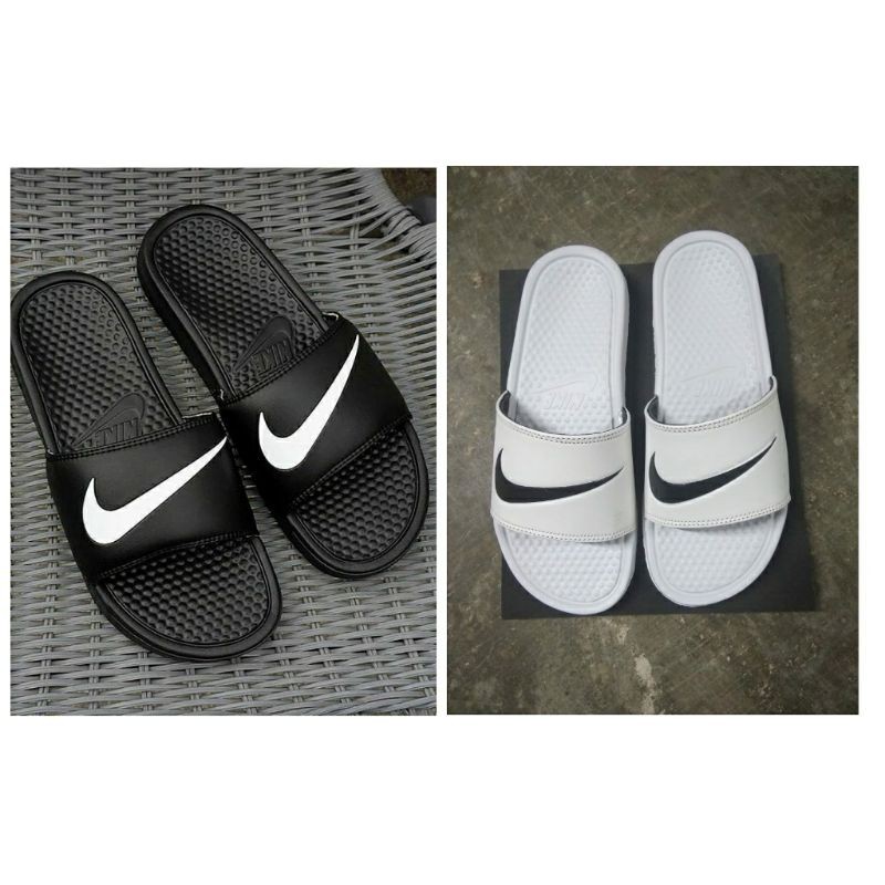 Jual sandal selop slop pria nike benasi premium | Shopee Indonesia