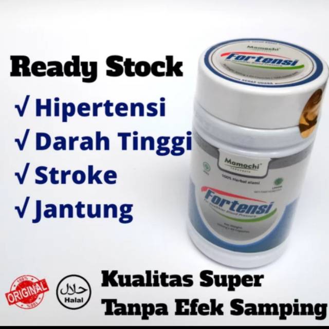 Jual Obat Hipertensi Darah Tinggi Stroke Fortensi Herbal | Shopee Indonesia