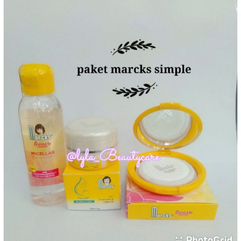 Jual PAKET MARCKS SIMPLE ( untuk kulit normal kusam & kering ) | Shopee ...