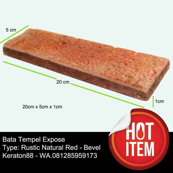 Jual Bata Merah Expose Rustic Bata tempel Rustic Bata Tempel merah ...