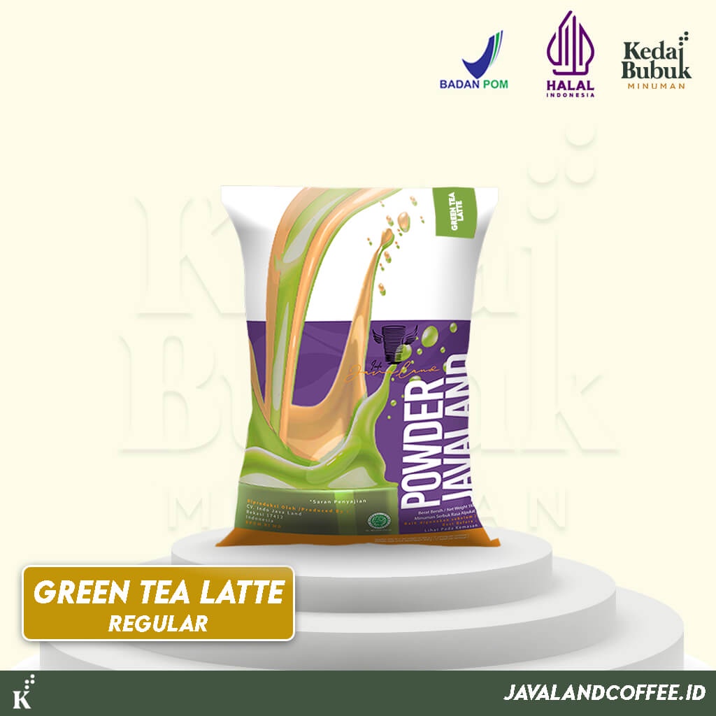 Jual Javaland Bubuk Minuman Rasa Green Tea / Matcha Late 1Kg - Regular ...