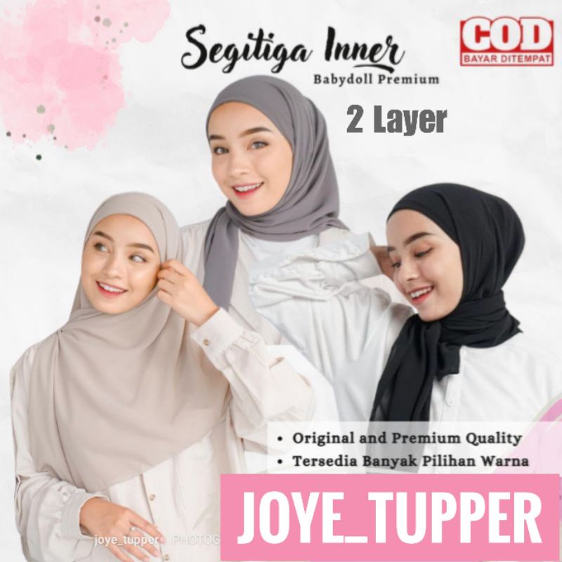 Jual SEGI EMPAT INSTAN PLUS INNER 2IN1 DUA LAYER CERUTY BABYDOLL | Shopee Indonesia