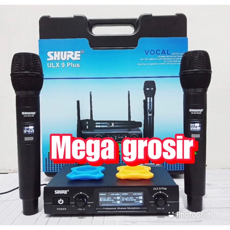 Jual mic wireles shure ulx 9 plus / microphone wireles shure ulx 9 plus handheld free koper ...