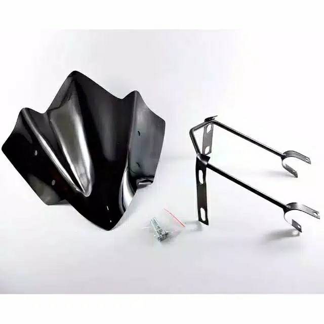 Jual Visor Beat Street ESP Dan X Ride Batman 1 Set Bracket Windshield ...