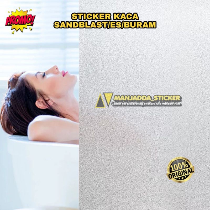 Jual Stiker kaca sticker sanblas stiker buram sticker es | Shopee Indonesia