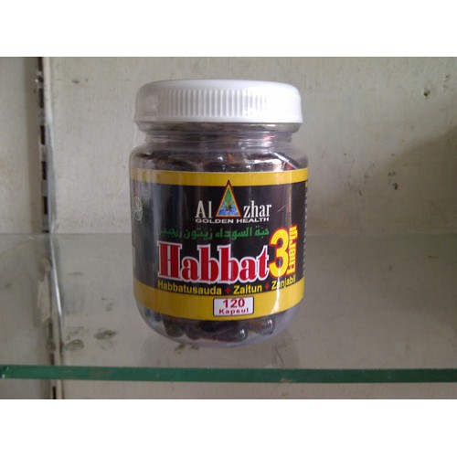 Jual Habbat 3 Energi Al Azhar ( Habbatusauda, Zaitun, Jahe Merah ...