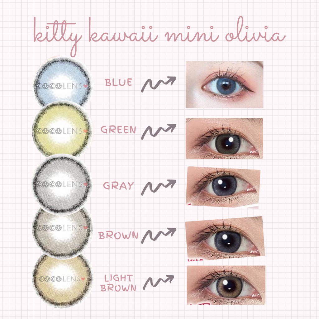 Jual COCOLENS - Softlens Kitty Kawaii Mini Olivia | Shopee Indonesia