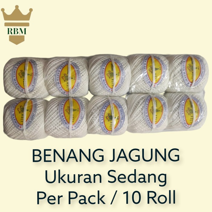 Jual Per Pack ( 10 Roll) Benang Jagung Kasur Jahit / Benang Tukang ...