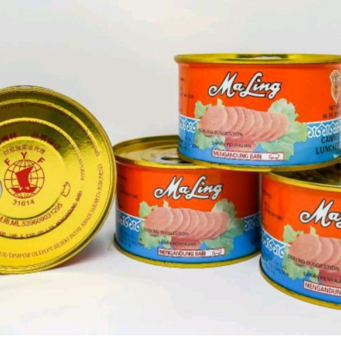 Jual MaLing / Ma Ling Pork Canned Daging Babi FYF 397g / Daging Babi ...