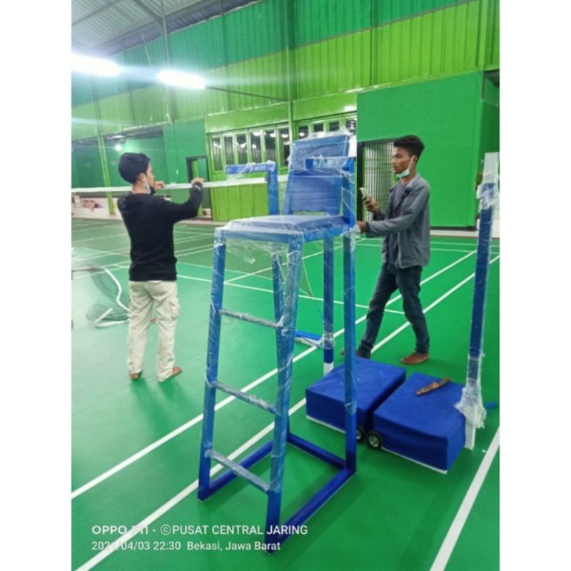 Jual 1paket Tiang badminton portable & kursi wasit | Shopee Indonesia