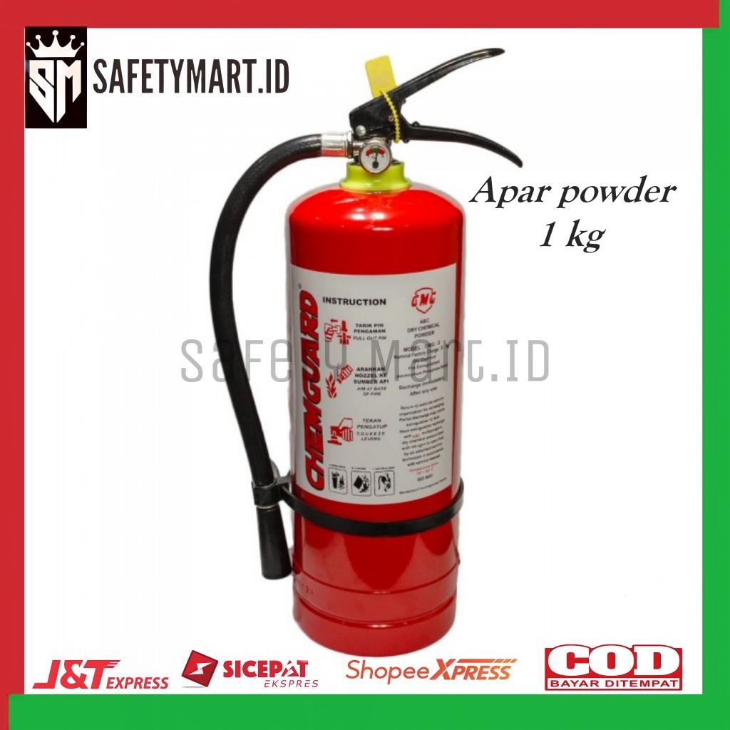 Jual APAR 1kg Powder CHEMGUARD / Set Komplit | Shopee Indonesia